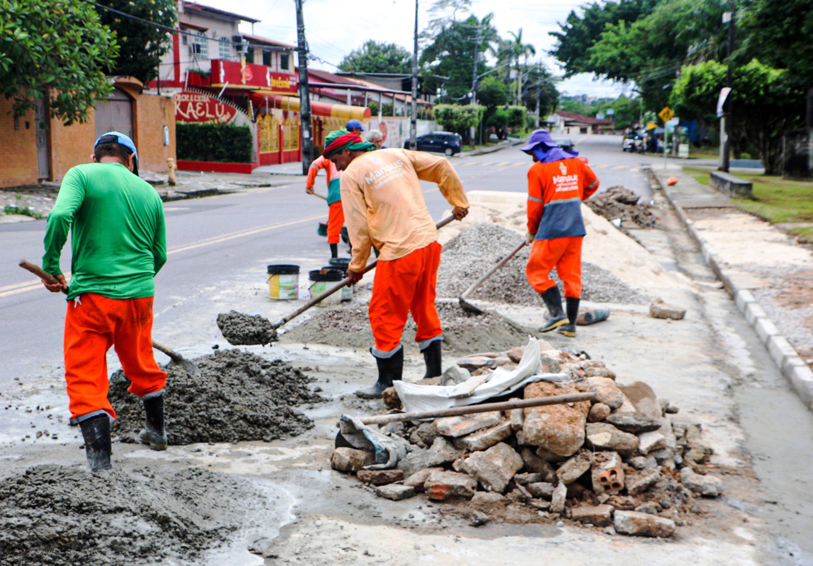 Prefeitura De Manaus Recupera Rede De Drenagem Profunda No Conjunto